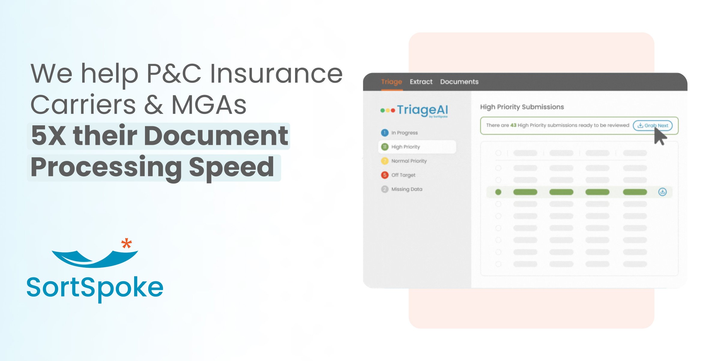 Increase Underwriter Efficiency | SortSpoke AI: Boost GWP by 50%